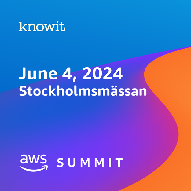 Meet us at the AWS Summit Stockholm 2024 | Knowit