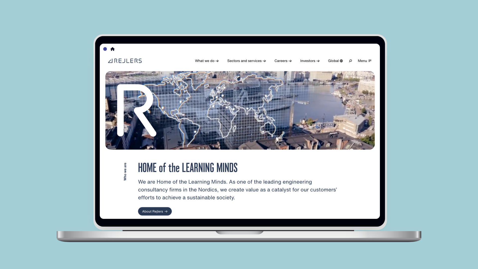 Comprehensive website renewal | Rejlers | Knowit reference